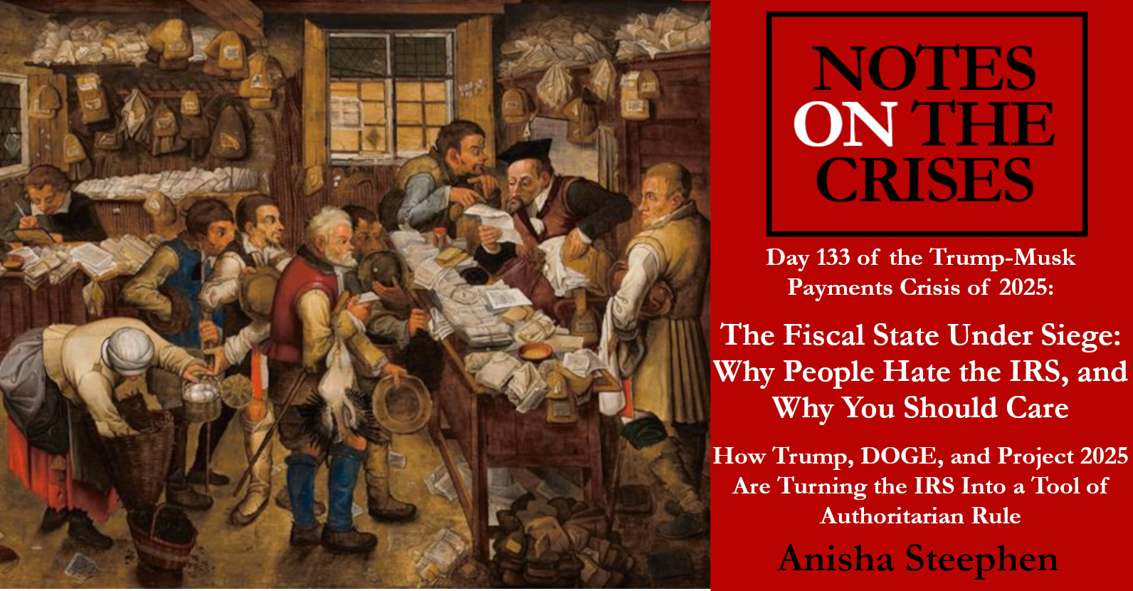 The Fiscal State Under Siege: Why People Hate the IRS, and Why You ...